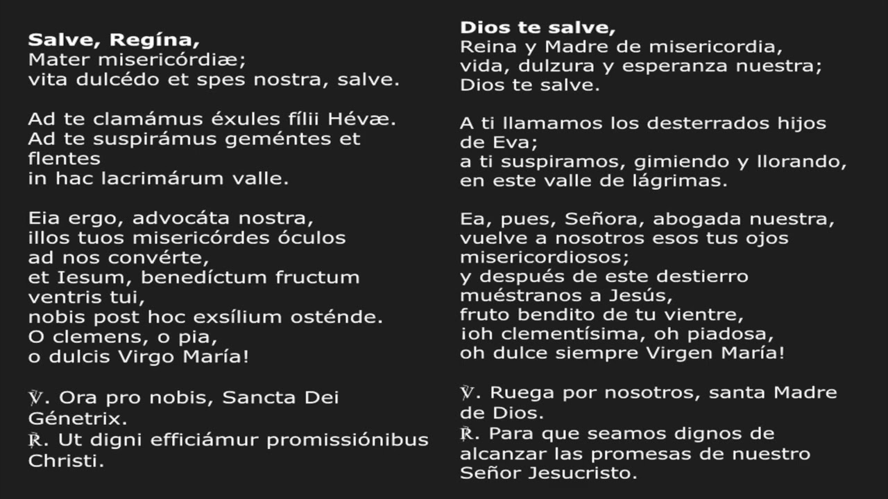La maravillosa tradición de la Salve, una oración católica llena de ...