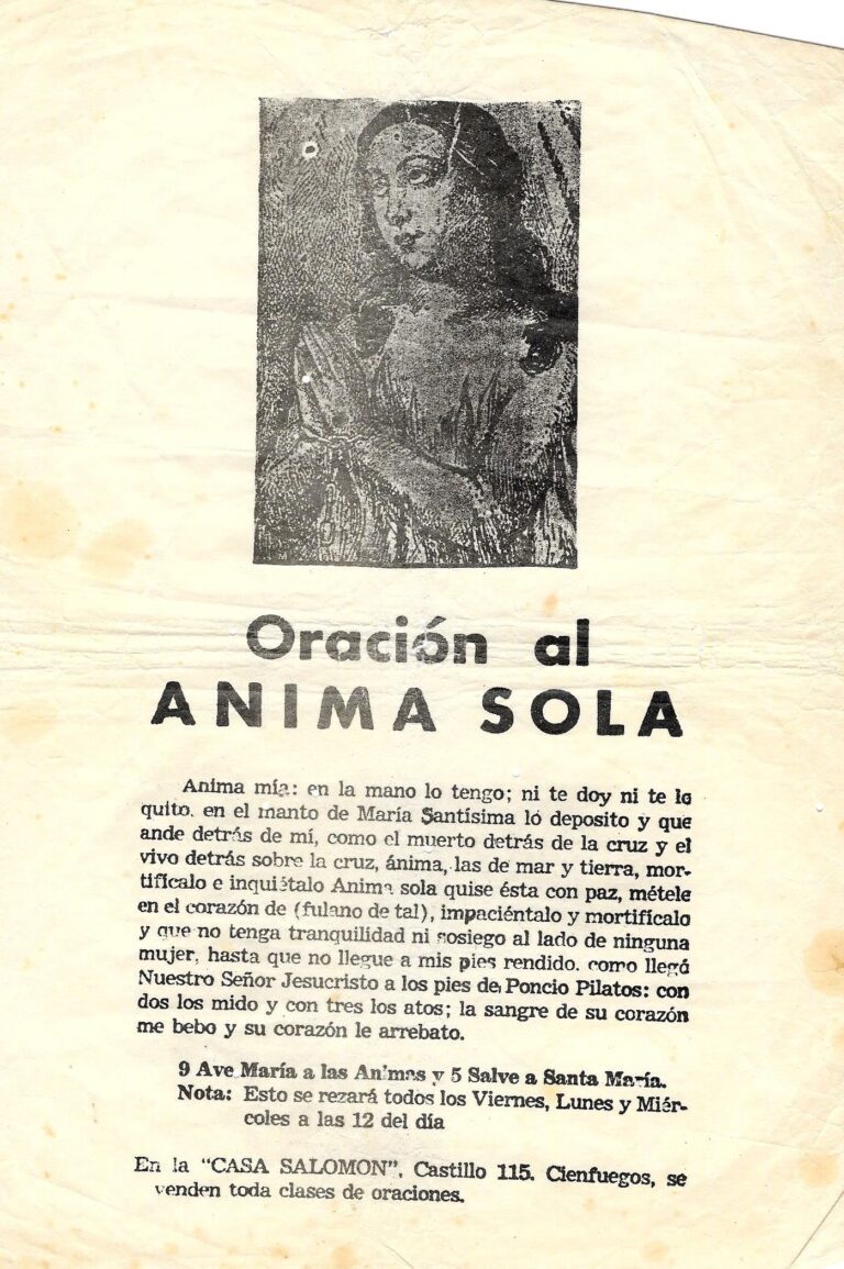 Oración A La ánima Sola El Poderoso Recurso Para Casos Imposibles