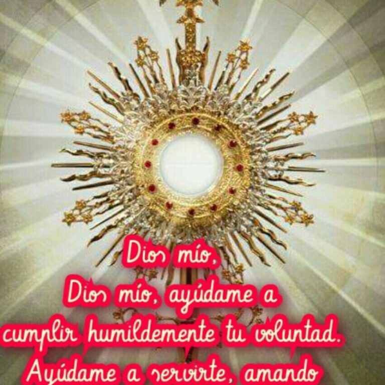 Oración al Santísimo Expuesto: Una conexión divina en la adoración ...